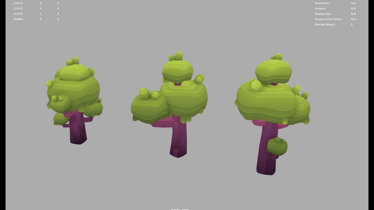 Revisiting Proto Trees - 3d Modeling Timelapse #1 - YouTube