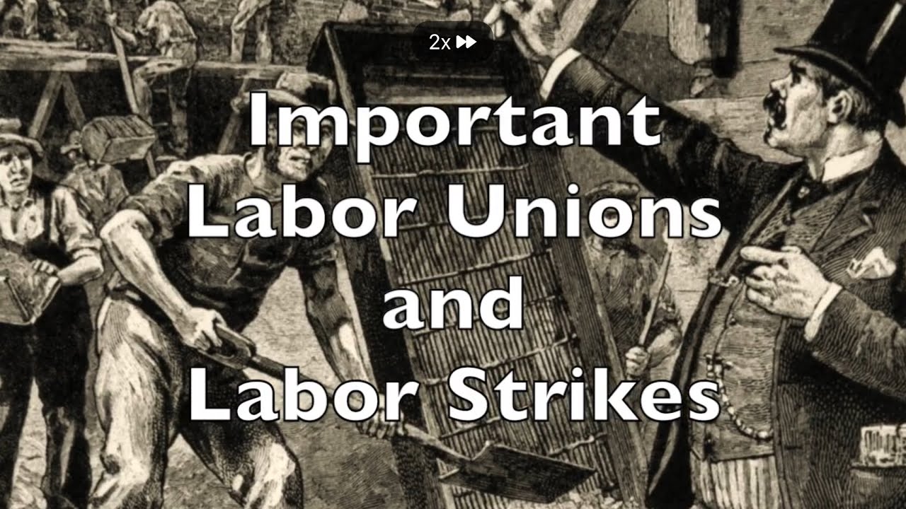 Mr. Laubach - APUSH - Gilded Age: Unions and Strikes - YouTube