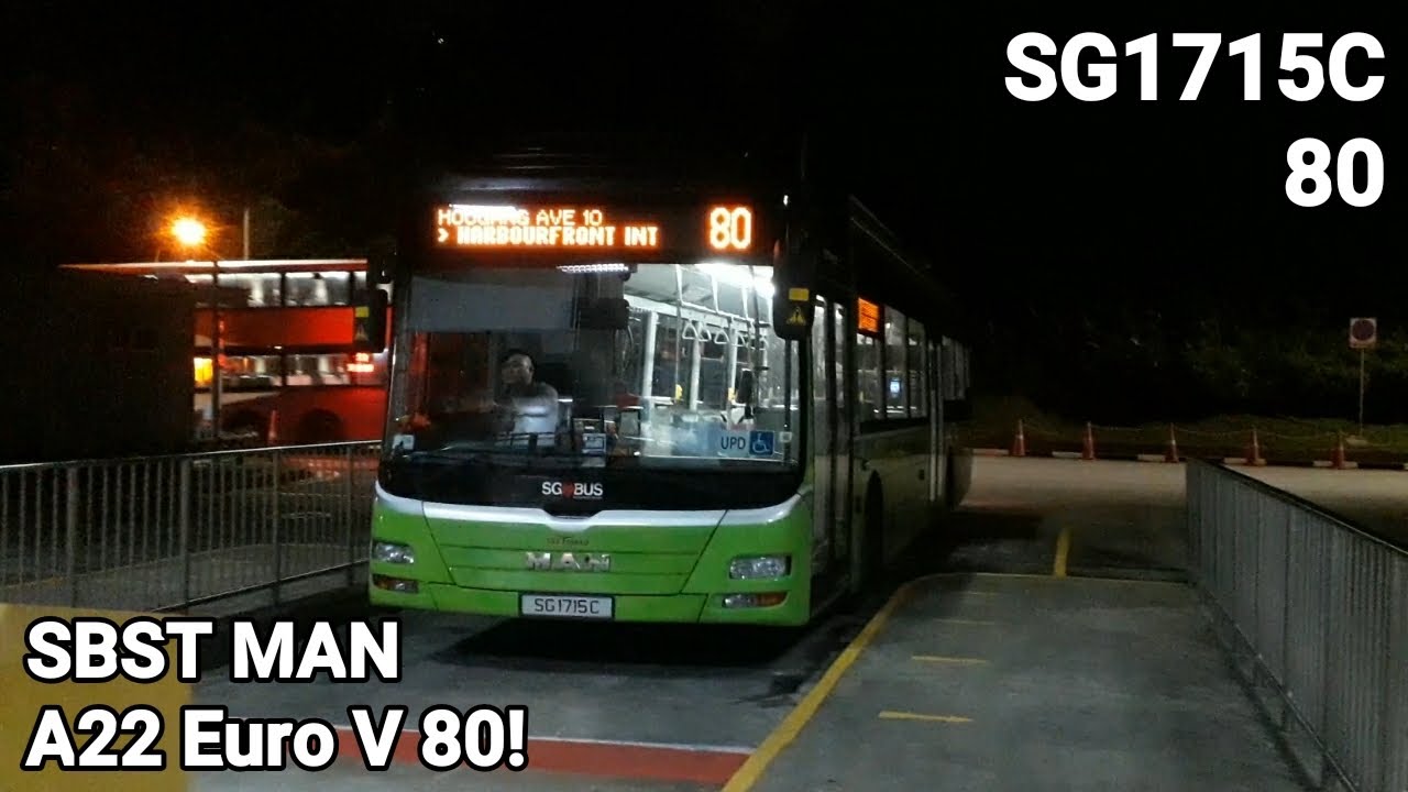 [SG1715C | NL323F A22] SBS Transit Trunk 80 Ride - YouTube