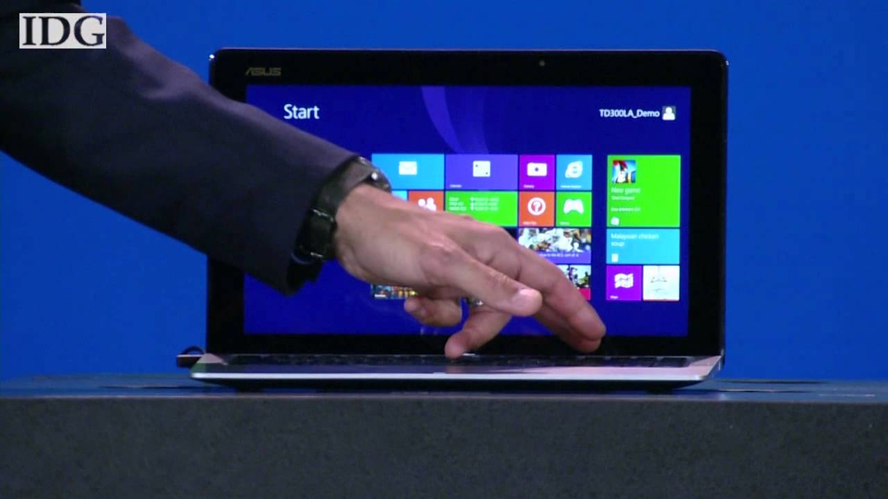 CES 2014: Intel's dual boot platform toggles Windows and Android - YouTube