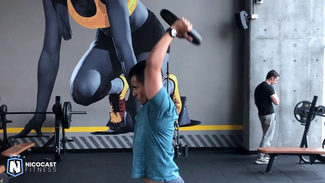 COPA A DOS MANOS CON DISCO - NicoCastFit - YouTube