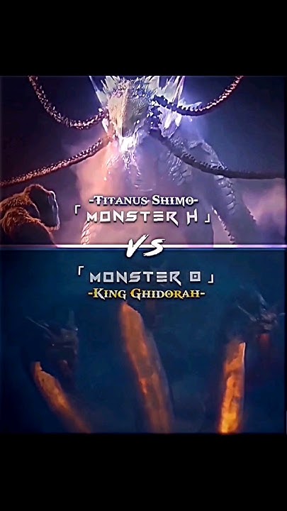 King Ghidorah (kotm) vs Shimo (gxk) #edit #godzilla #monsterverse #gxk - YouTube