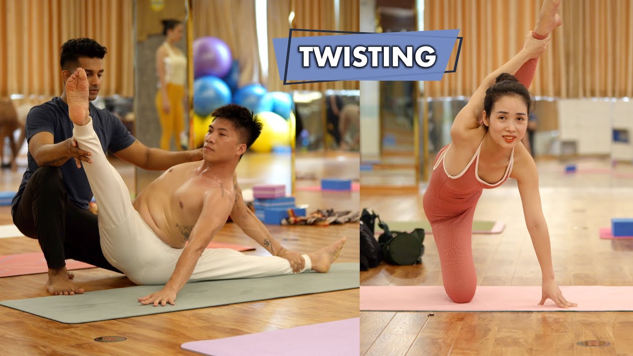 Advanced Twisting and Stretching Class | Yograja - YouTube