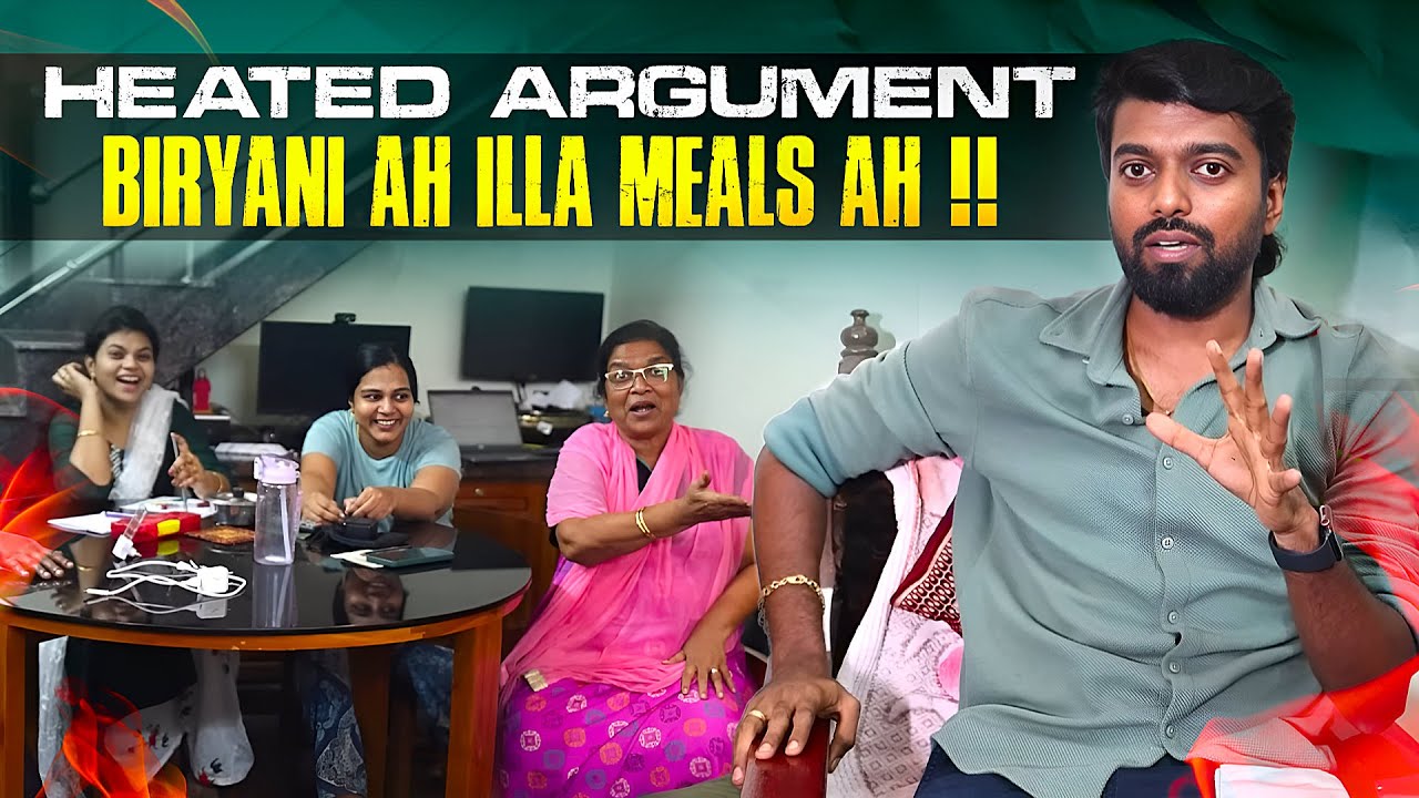 Food Menu discussion with Family !! Heated argument | Danjr vlogs - YouTube