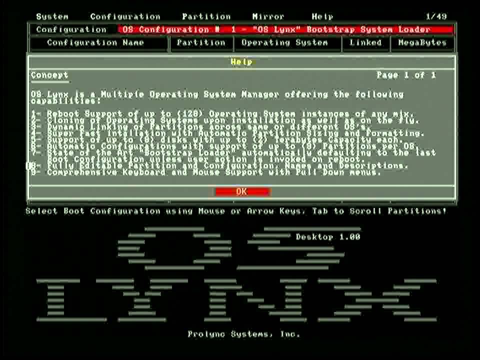 OS Lynx Menus - YouTube