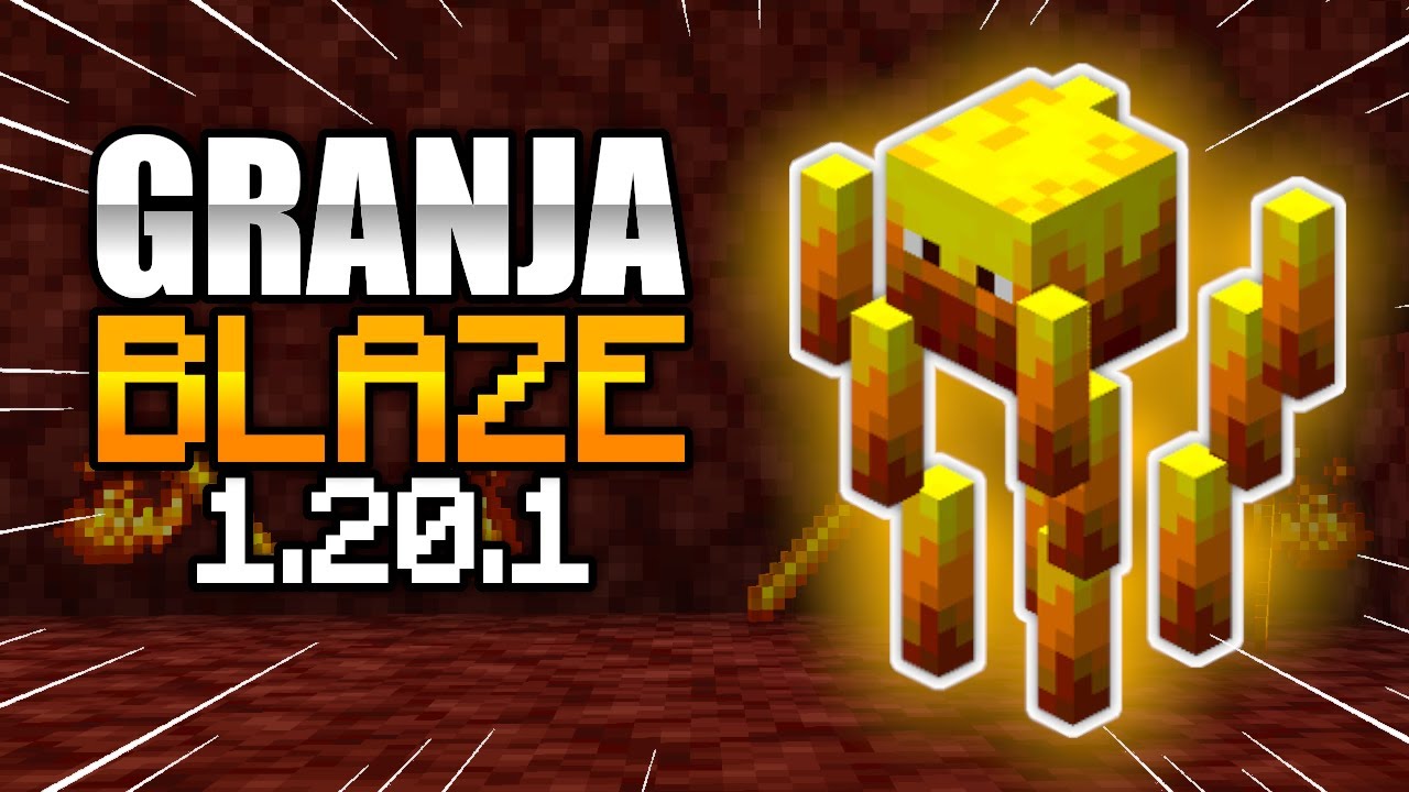 COMO hacer una GRANJA de BLAZES en MINECRAFT 1.20.1 - YouTube