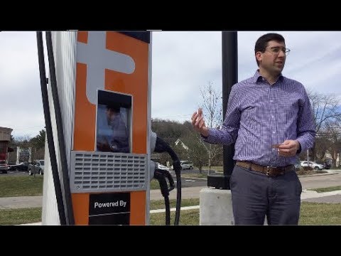 ChargePoint DC Fast Charge Station Tutorial for Athens, Ohio - YouTube