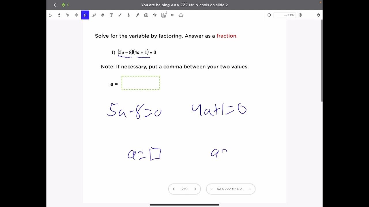 Skill 7.5.B Practice Hint Screen 2 - YouTube