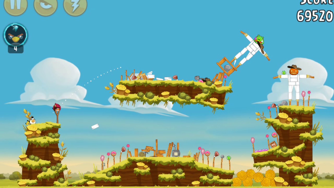 Angry Birds-Piggy Farm Level 34-13 Three Star Walkthrough - YouTube