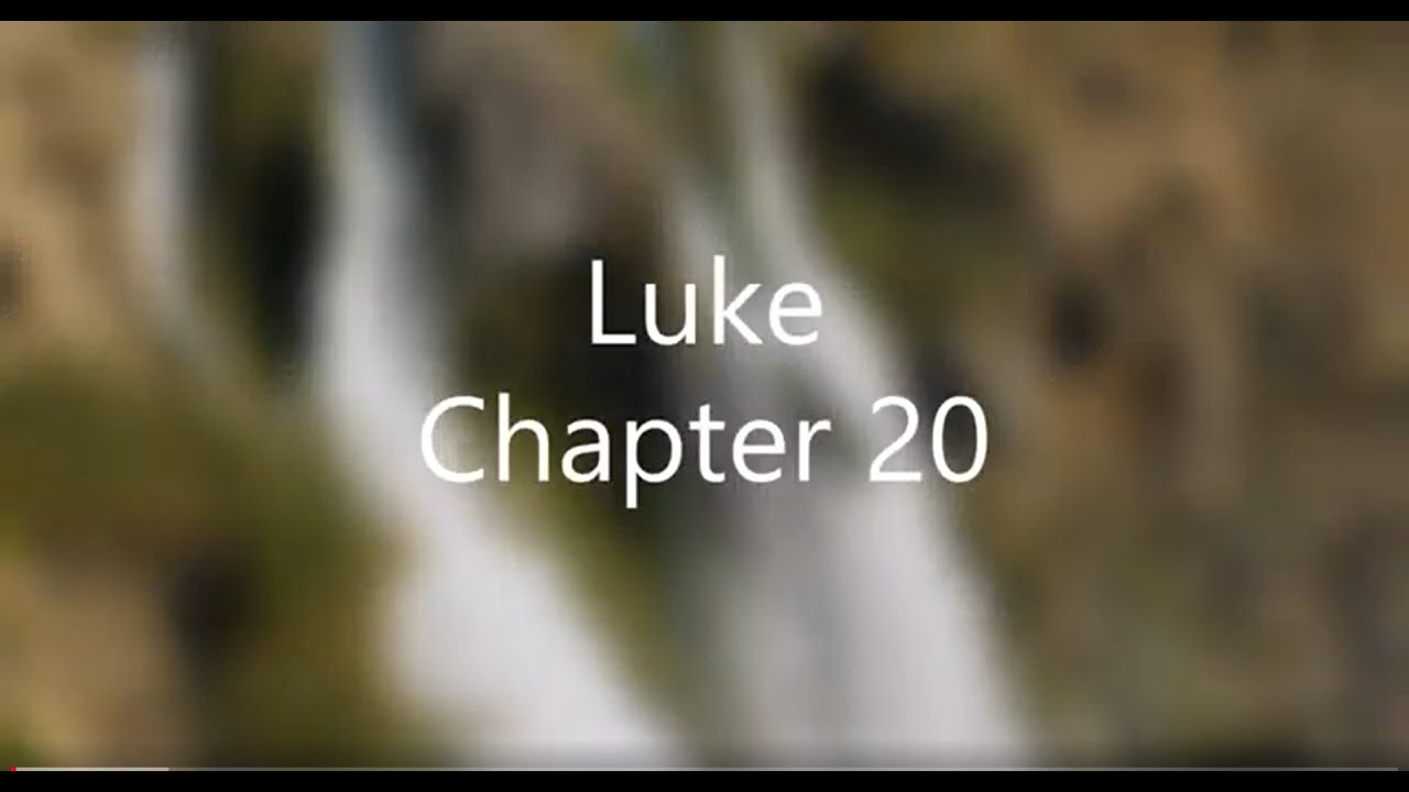 Chapter 20 of the Book of Luke - Good News Translation (GNT) - Audio ...