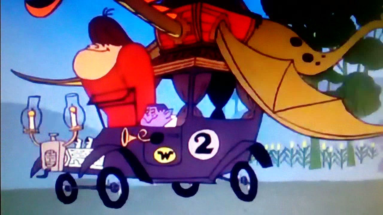 Wacky Races - The Creepy Coupe All The Gruesome Twosome Scene - YouTube