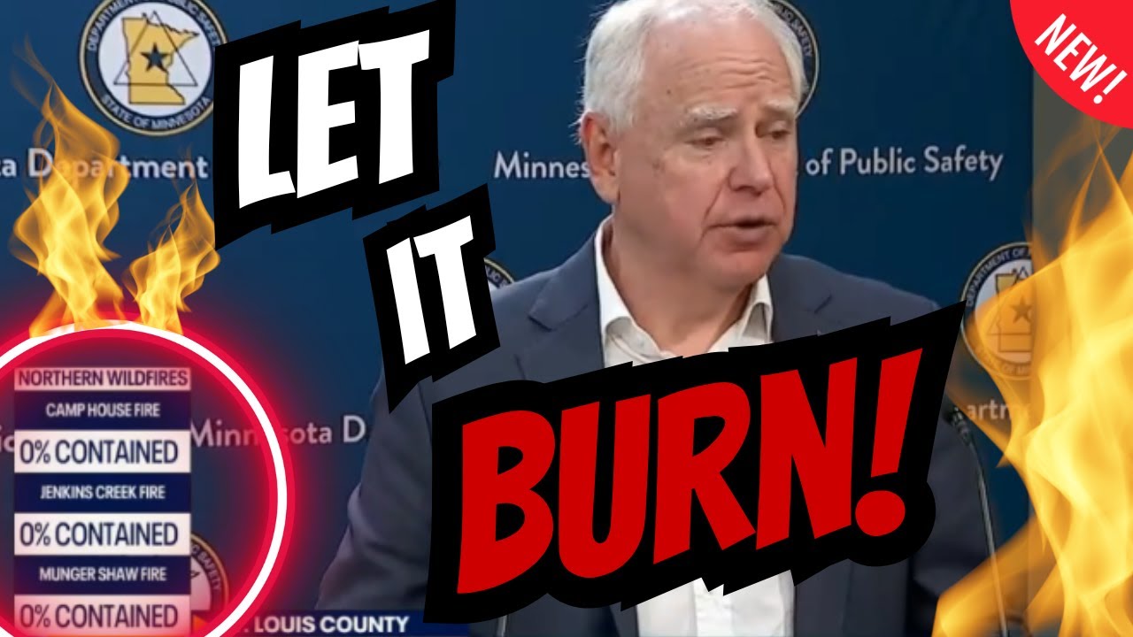 Tim Walz ACTUALLY SAID THIS TODAY While Minnesota is on Fire!🔥 - YouTube