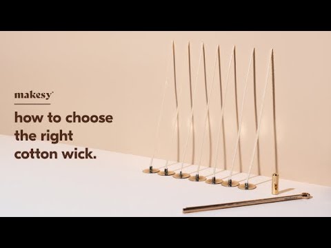 how to choose the best cotton wick for candle making 🔥 - YouTube