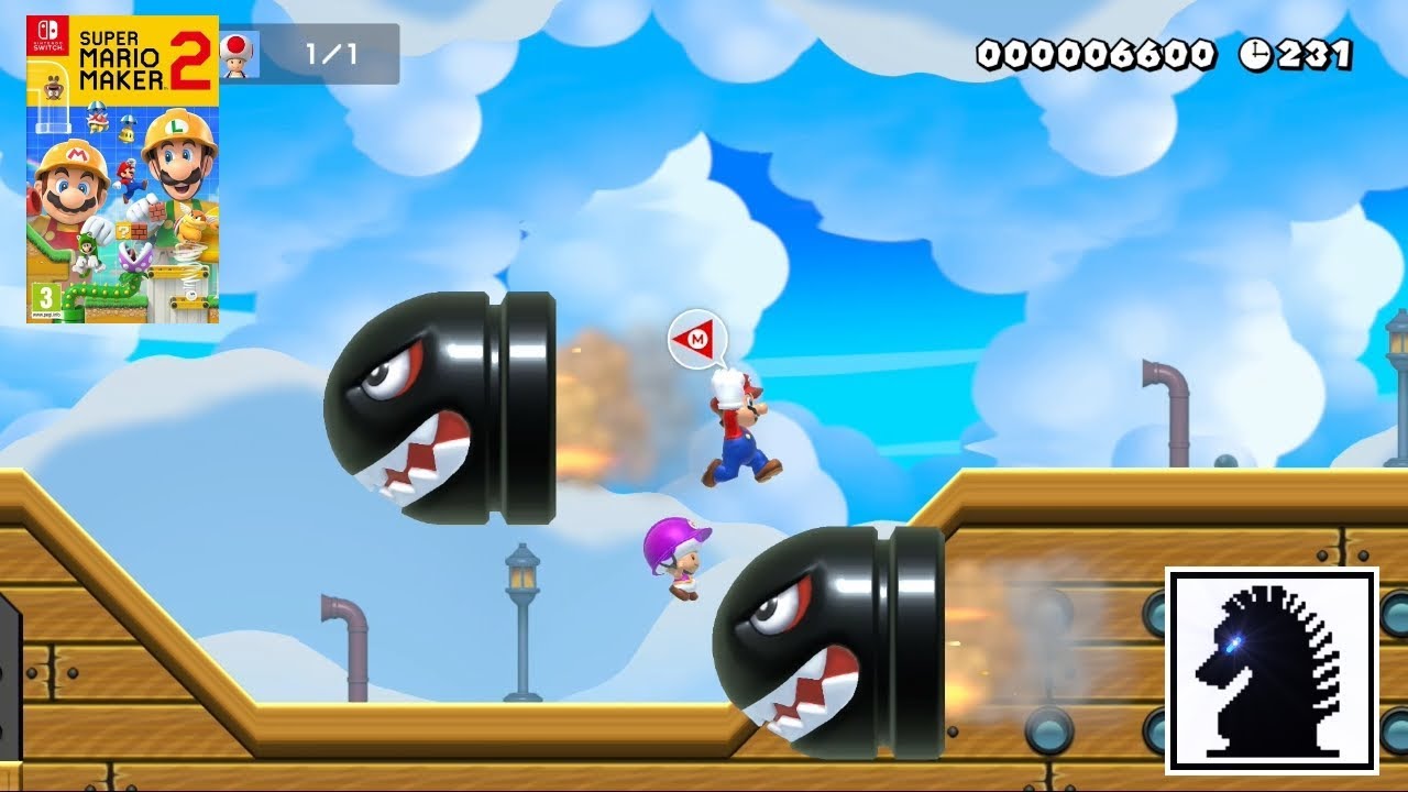 NS Super Mario Maker 2 - Story Mode - Blue Toad Job #1: Little Toad ...