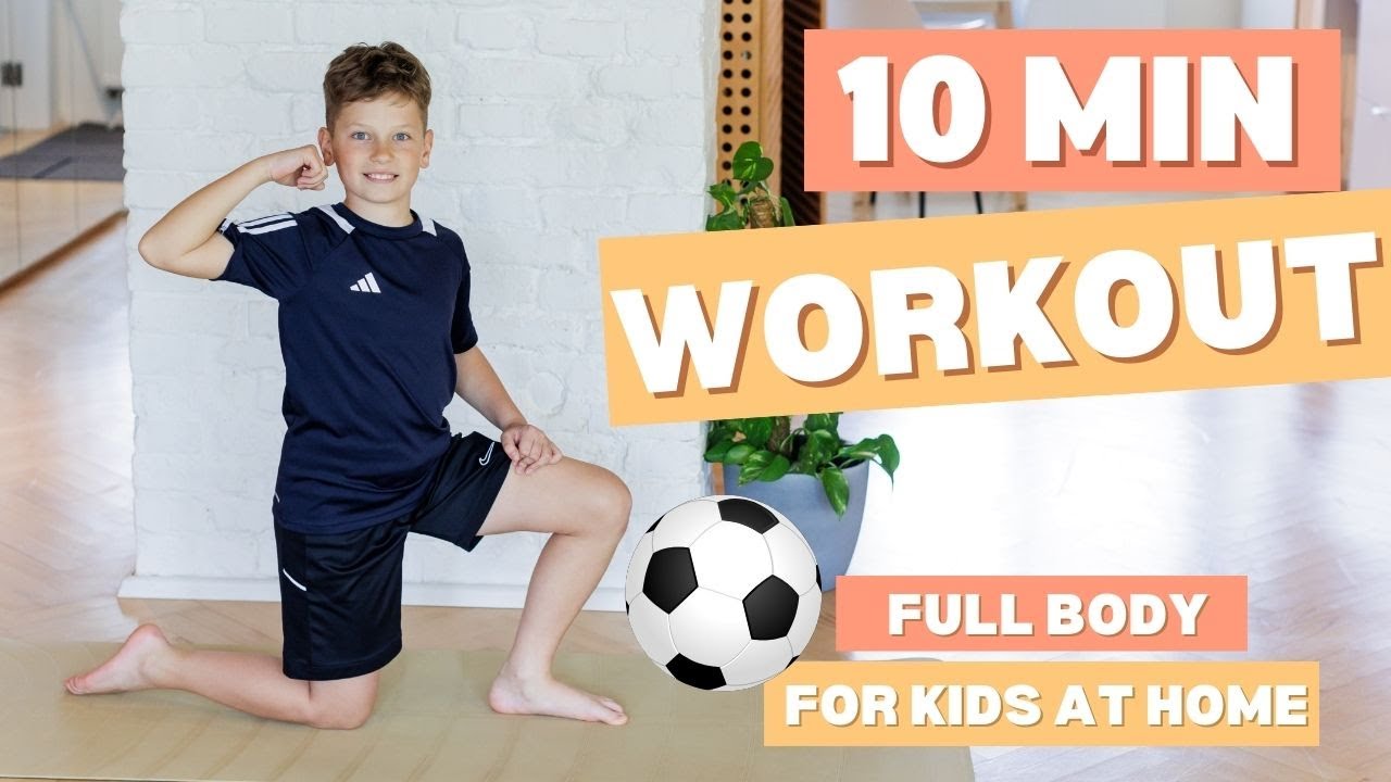 10 MIN KIDS WORKOUT | For Football players - YouTube