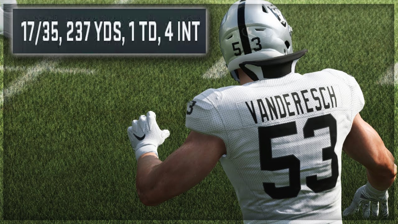 Vander Esch Debut -- Greatest Defensive Performance Ever!! | Madden 20 ...