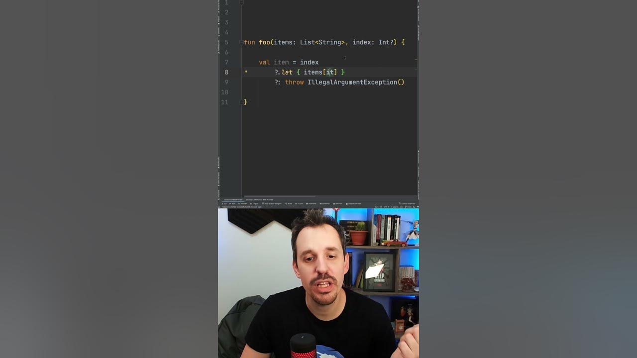 Comprobar valores de argumentos con require () en Kotlin - YouTube