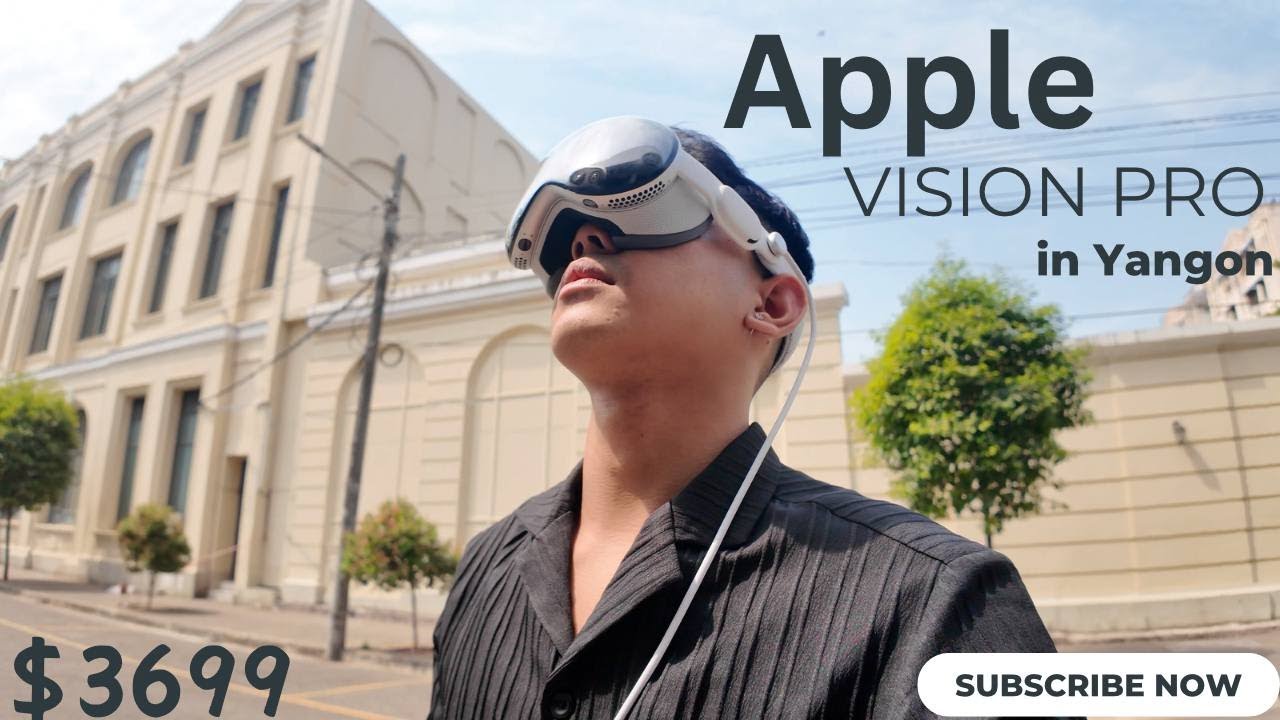 Apple vision pro in Yangon - YouTube