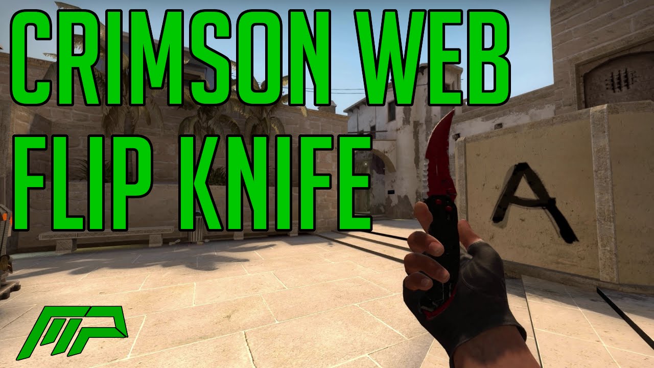 CS:GO Skins: Flip Knife Crimson Web (Field tested) Animations - YouTube
