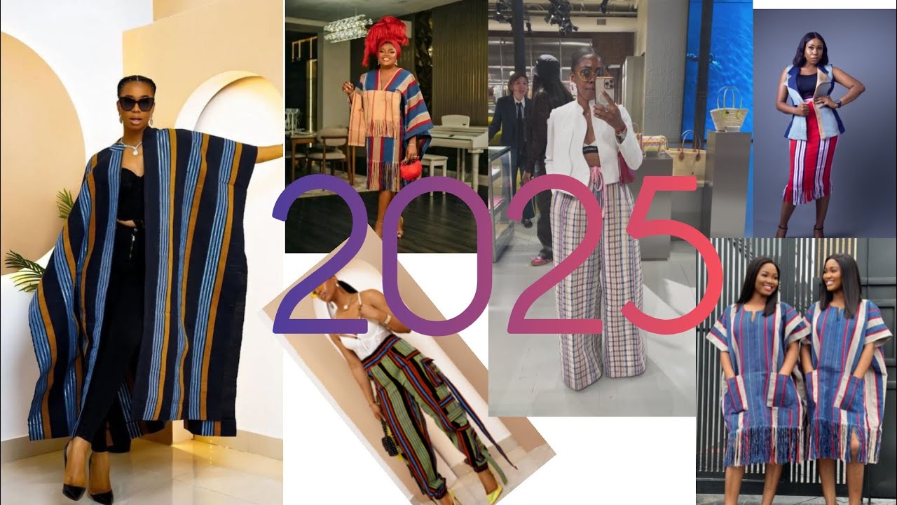 Latest Aso Oke styles for beautiful Ladies. AsoOke Two Pieces/ Aso Oke ...