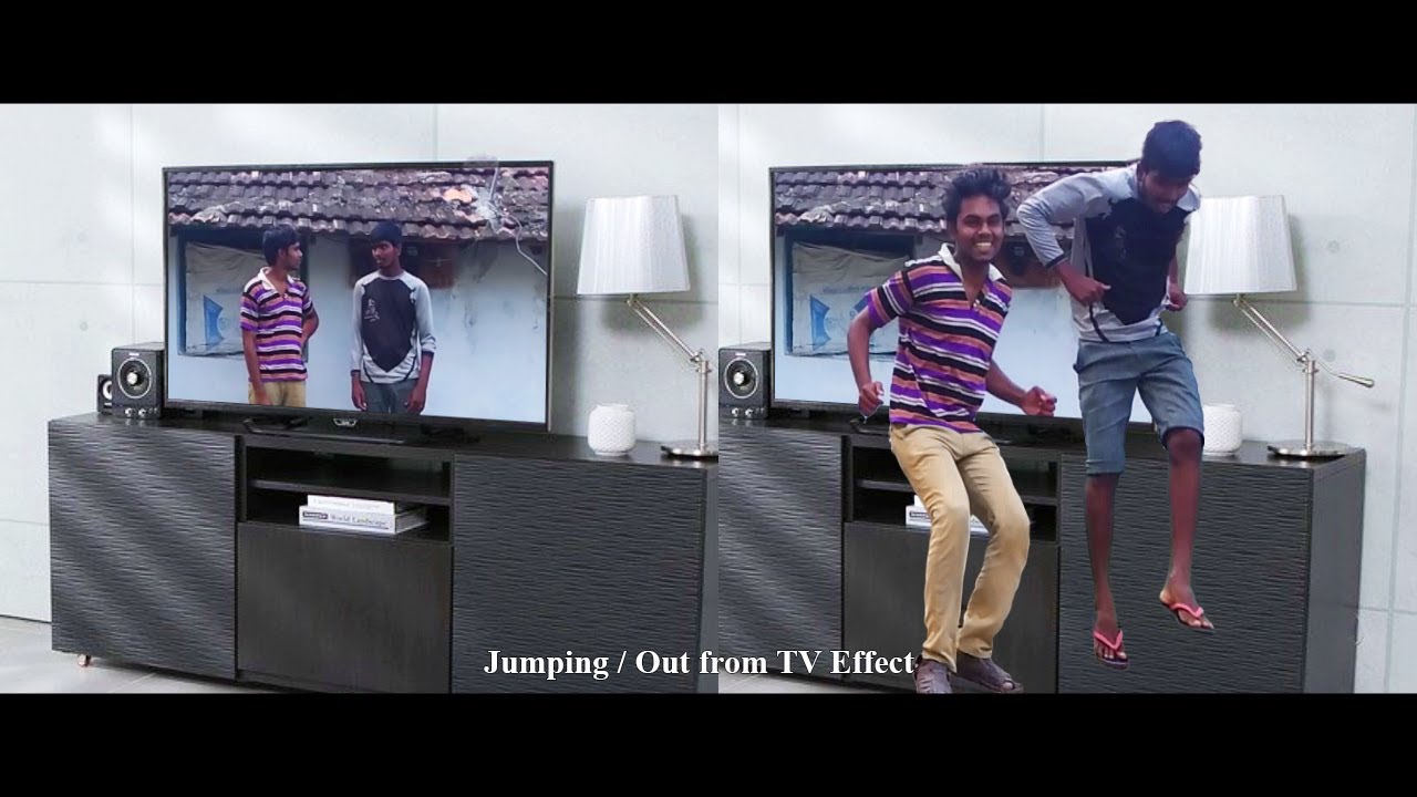 Jumping out from TV Effect - using After Effects - YouTube