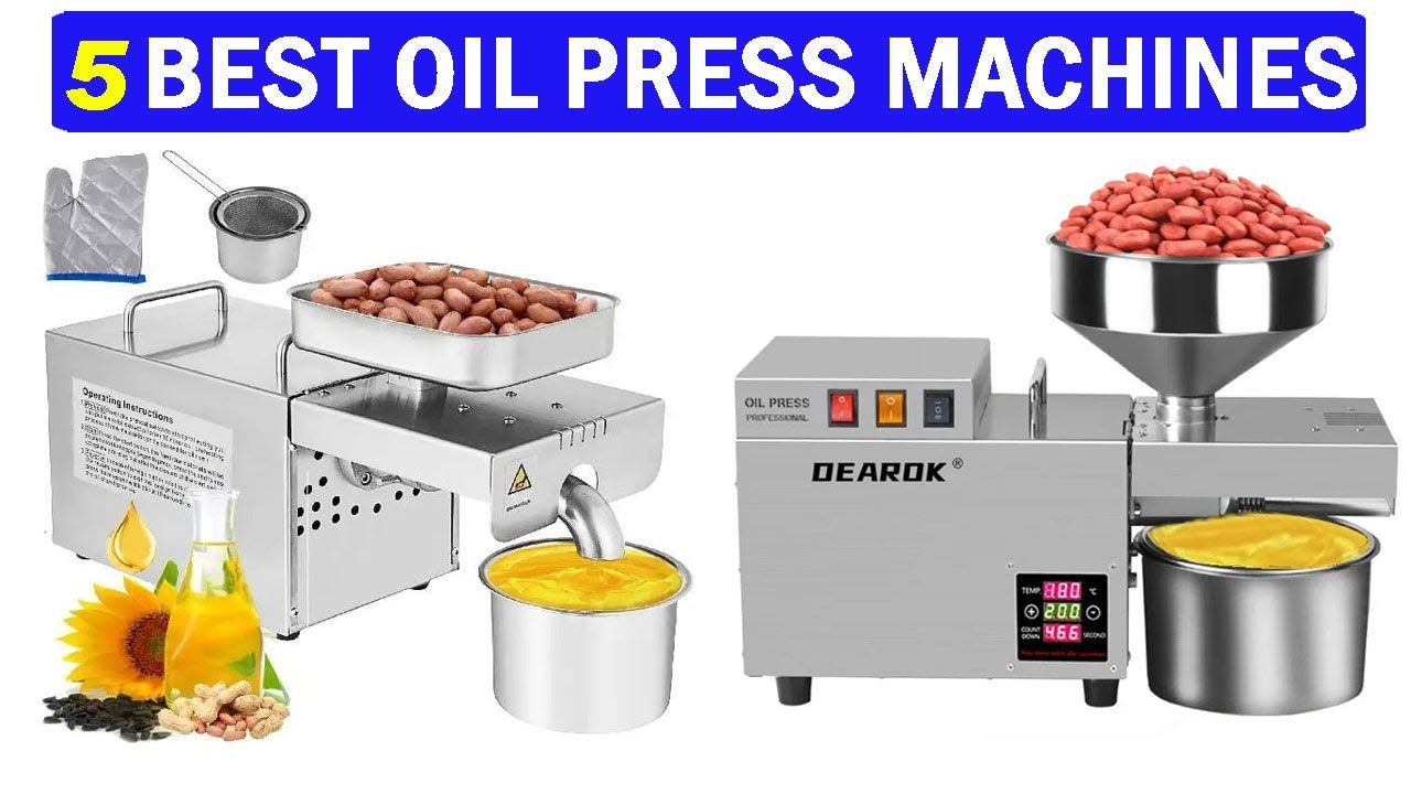 New Best Oil Press Machines | Top 5 Best Oil Press Machines 2024 - YouTube