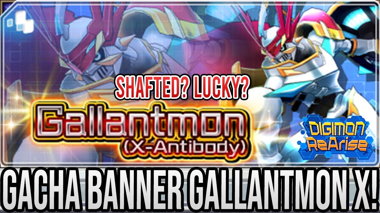 GACHA BANNER GALLANTMON X! - Digimon ReArise Indonesia (iOS/Android ...