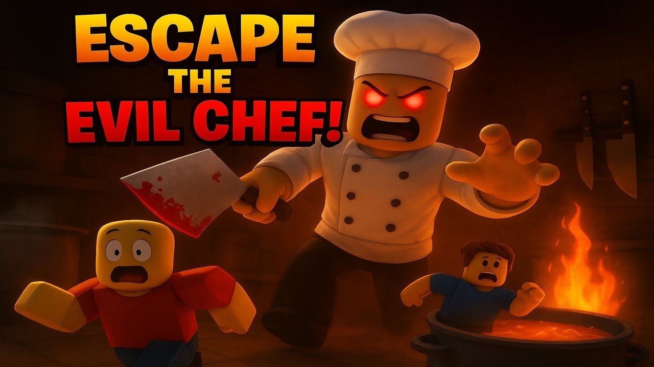 🔥 ESCAPE THE EVIL CHEF in Roblox! (Scary Obby Challenge) - YouTube