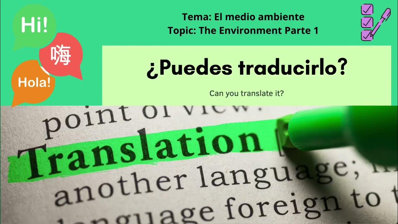 GCSE Spanish translation practice Part 2 | English into Spanish ...