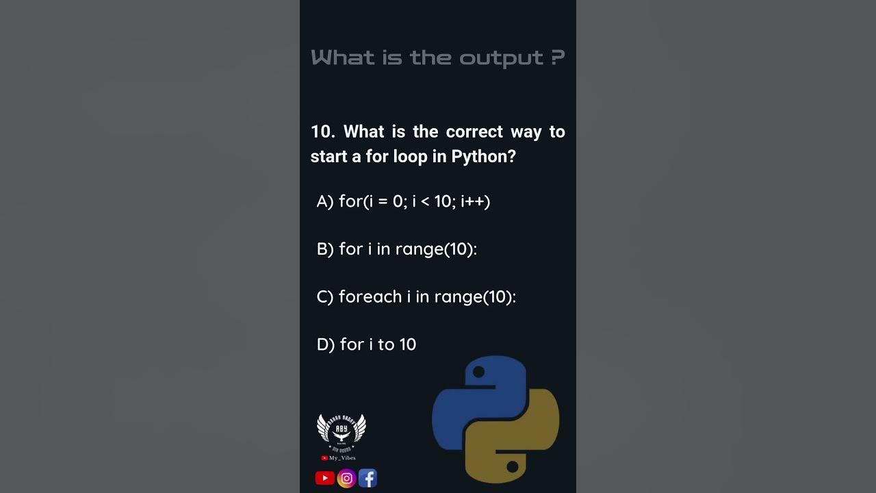 Learn Python Basics with Fun MCQs!🐍#pythonshorts #ytshorts #CodeLife #pythonshorts # ...