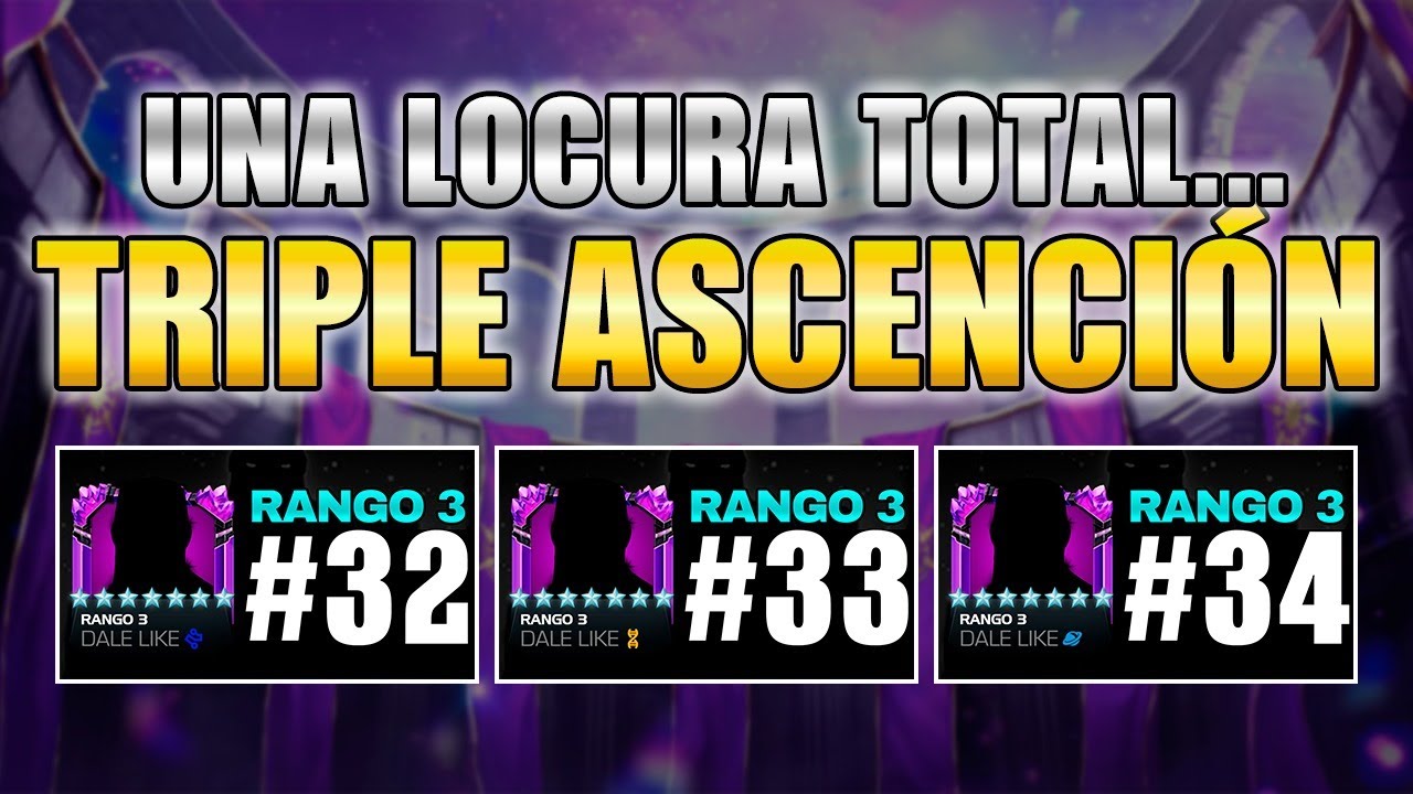TRIPLE ASCENCIÓN, RANGOS 3 (32, 33 Y 34) | A PREPARARSE PARA EL META DE ...