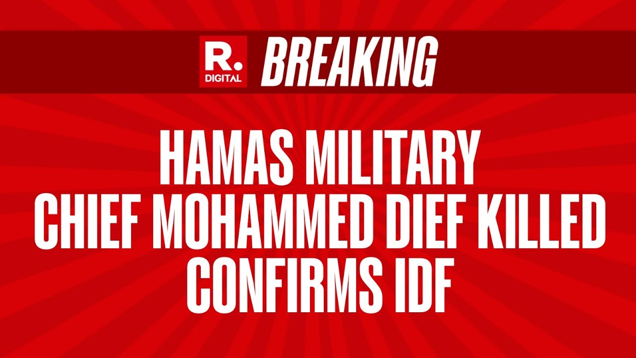 Hamas Military Chief Mohammed Deif Killed In Gaza Strike Confirms IDF ...