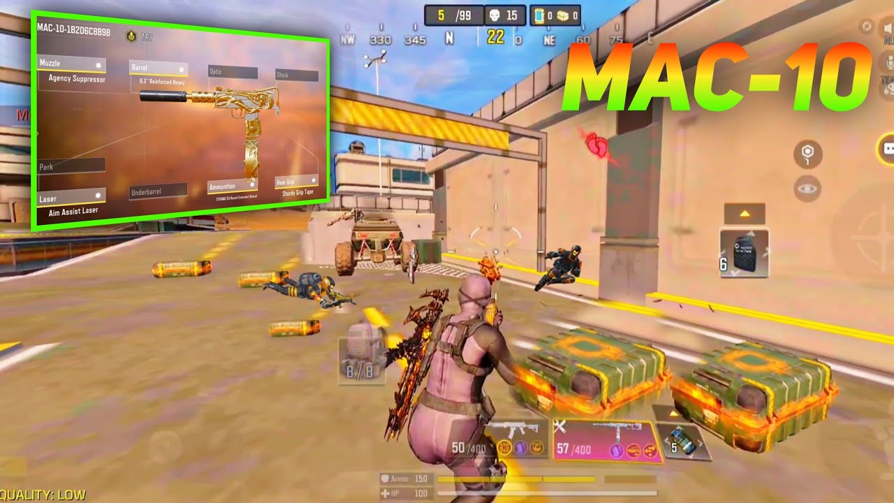 Best Mac 10 Gunsmith For Codm Season 4 | Best Range + Super Fast Build ...