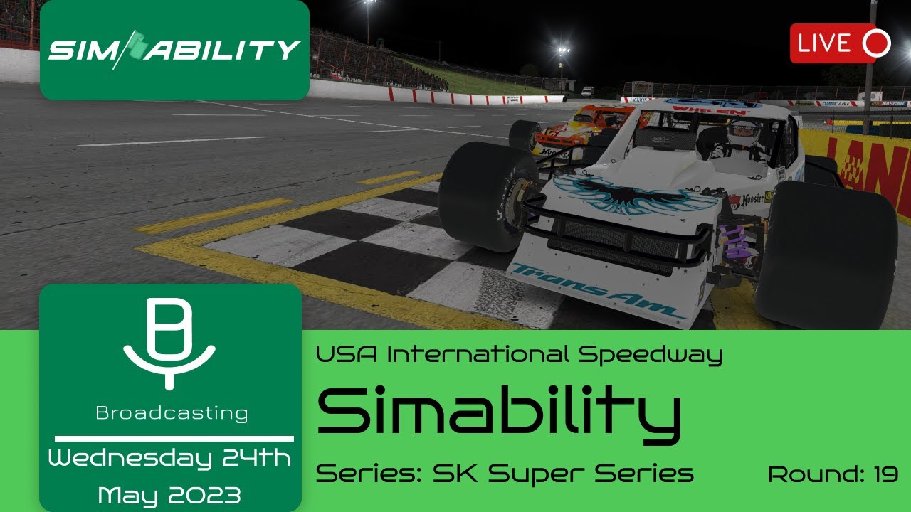 Simability SK Super Series, Round 19 Live @ USA International Speedway ...