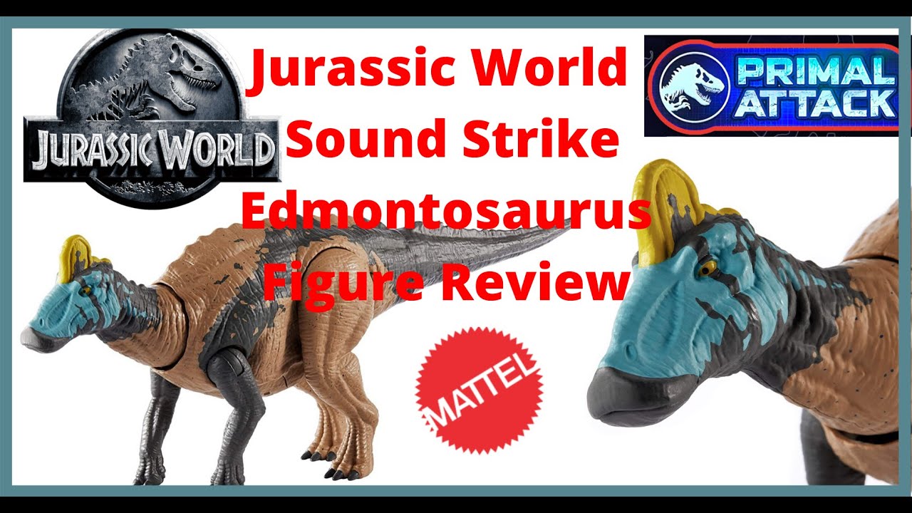 Jurassic World Sound Strike Edmontosaurus Figure Review 2020 - YouTube