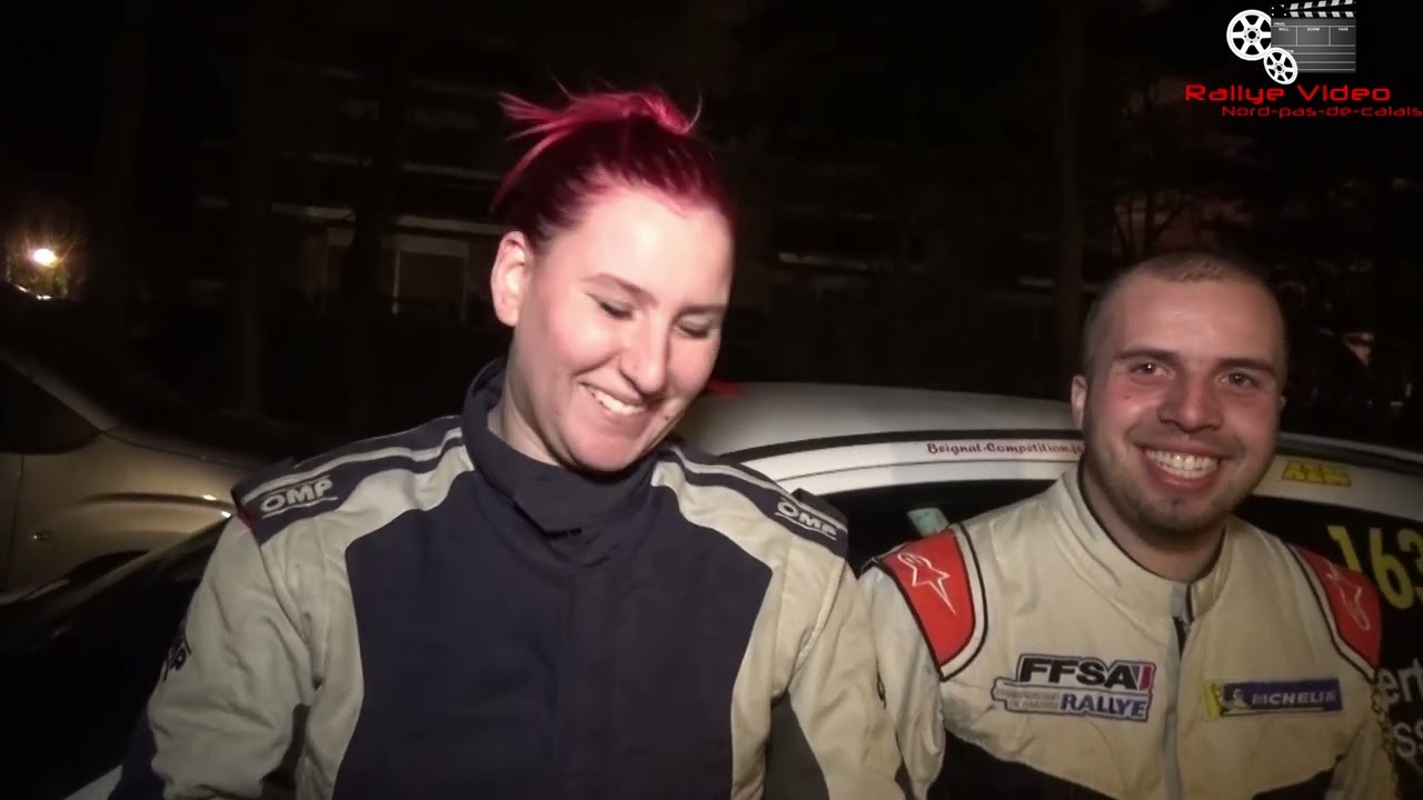 Dylan Bertin et Léa Toussaint à l arrivée du Rallye du Touquet 2022 ...