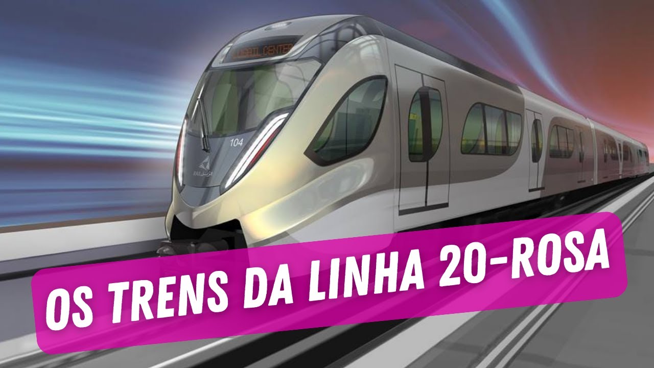 DETALHES DOS TRENS DA LINHA 20-ROSA DO METRÔ - YouTube