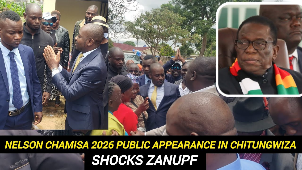 Watch😳Nelson Chamisa 2026 public appearance shocks ZanuPF after Crowd ...