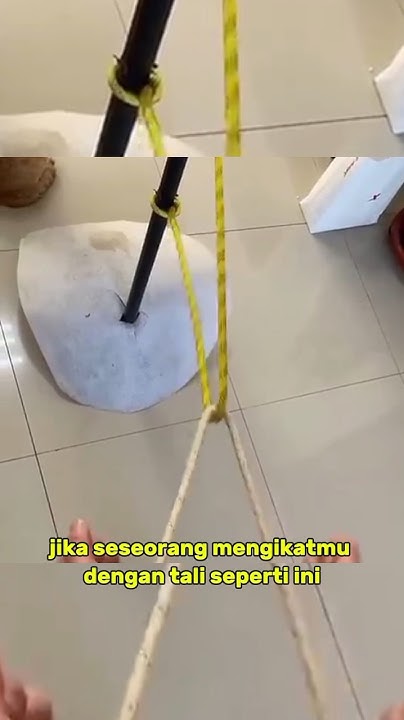cara lepas dari ikatan tali - YouTube