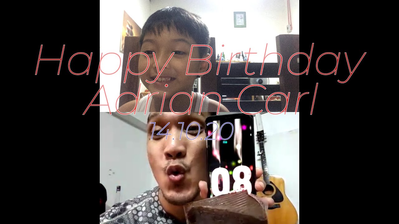 Adrian Carl @8th Birthday - YouTube