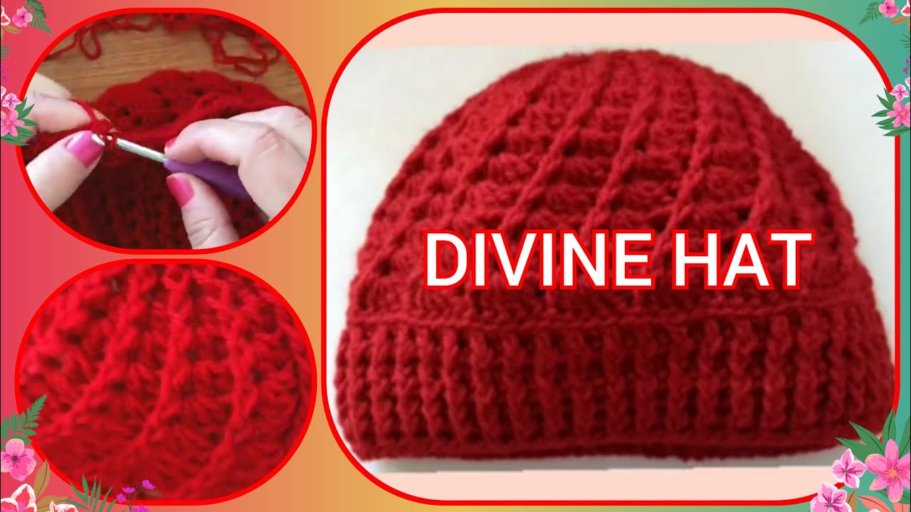 Crochet Divine Hat - YouTube