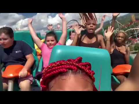 Eisha On six flags ride😂😂😭 @therealeisha @amoureishaa @ayo.eishaa @0fficialeishaa