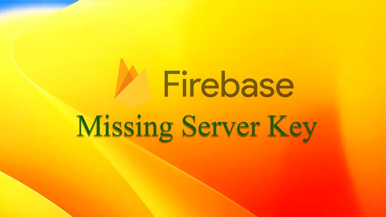 How to get missing firebase server key from firebase console in Hindi ...