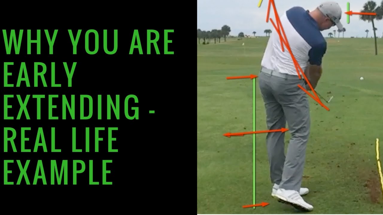 GOLF: WHY YOU ARE EARLY EXTENDING - REAL LIFE EXAMPLE - YouTube