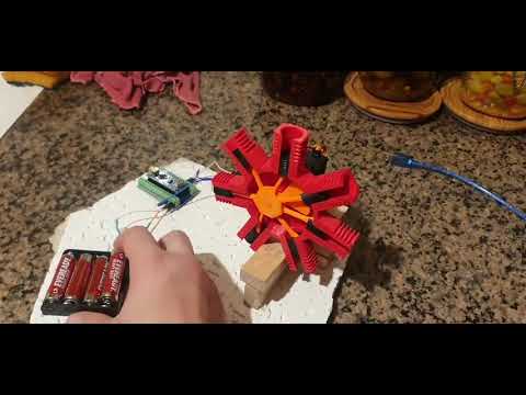 machinary radial engine 3d printed project - YouTube