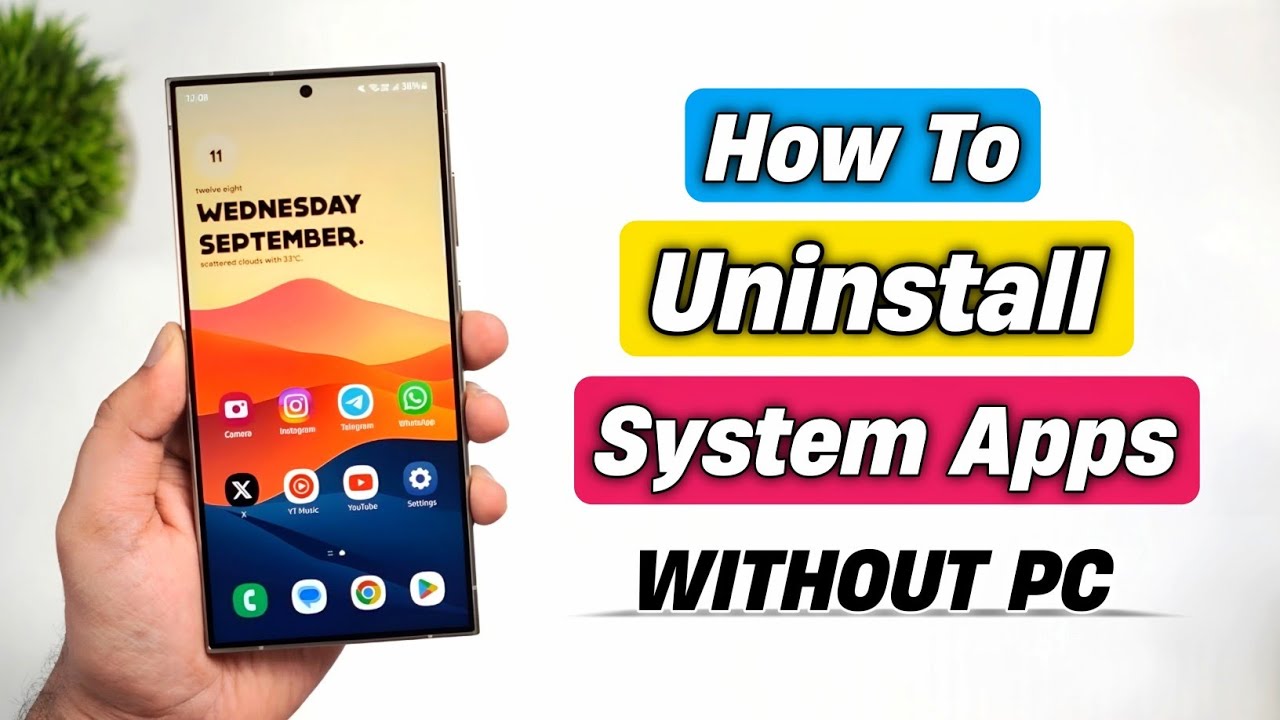 How to Uninstall System Apps | Remove Bloatware In Any Android Phone ...