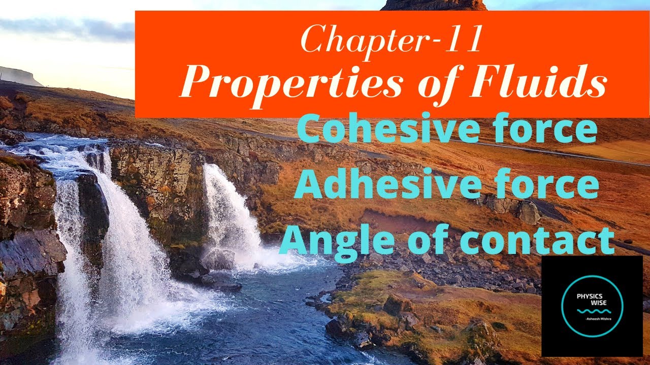 Chapter-11 | Mechanical Properties of Liquids | Cohesive and Adhesive ...
