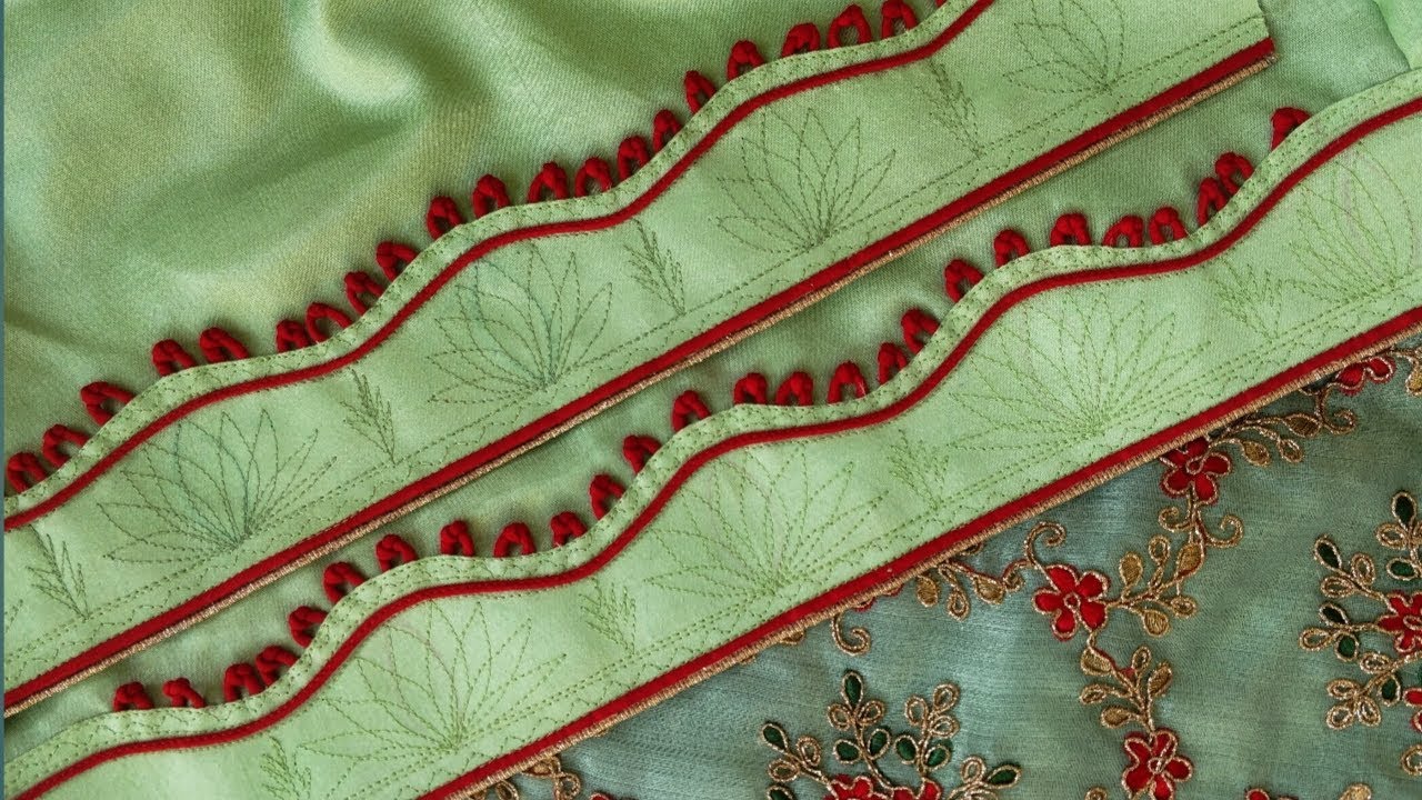 Easy and stylish salwar mohri design making - YouTube