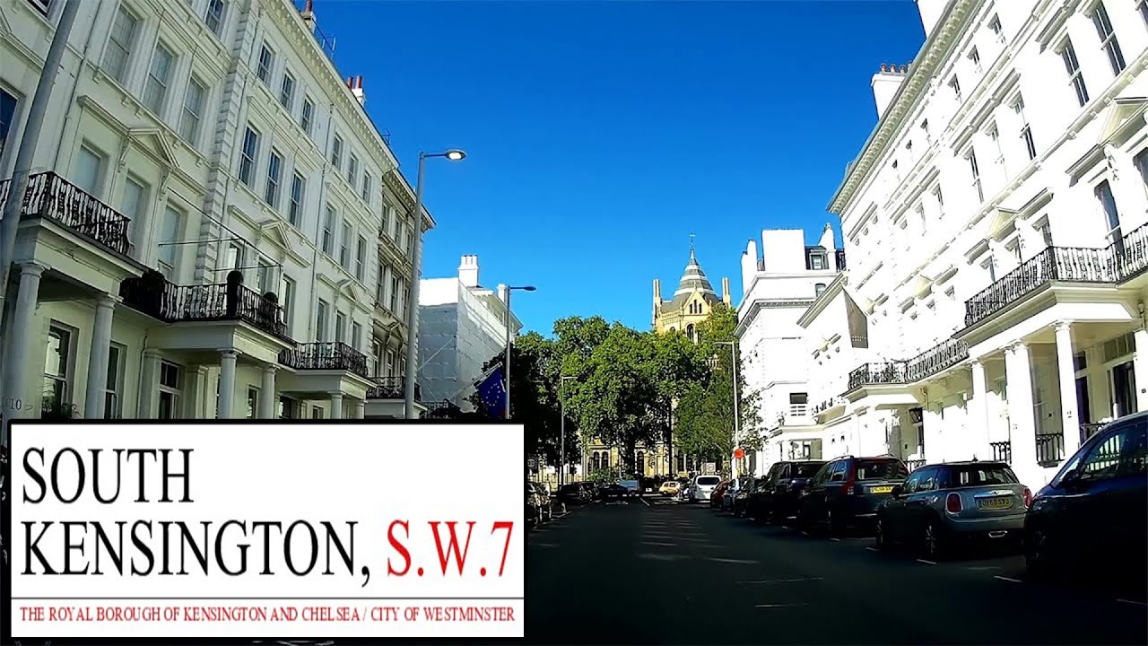 A Drive Through London South Kensington SW7 - YouTube