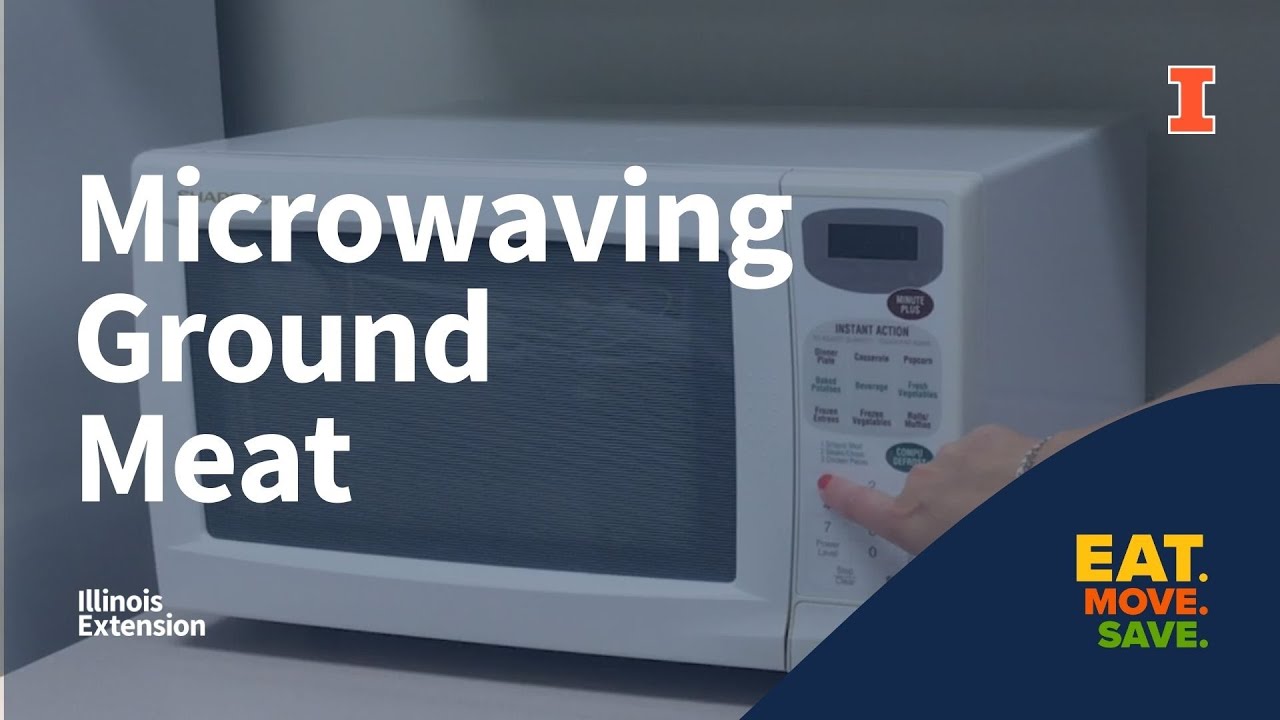 How to Microwave Ground Meat - YouTube
